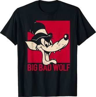 Disney Classics Big Bad Wolf Cropped Head T-Shirt
