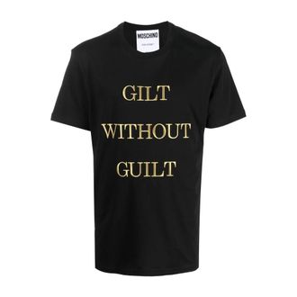 Moschino 6555 T-Shirt - - Tops - Herren - Schwarzk - XL