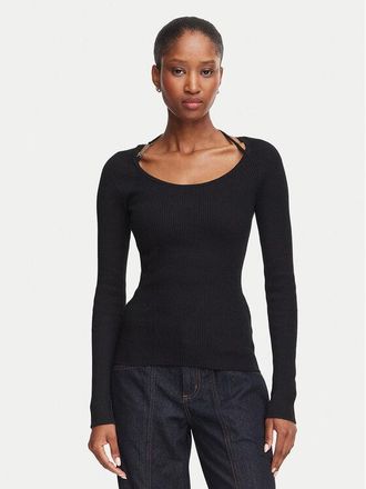Guess Pullover W6YR22 Z0966 Schwarz Slim Fit