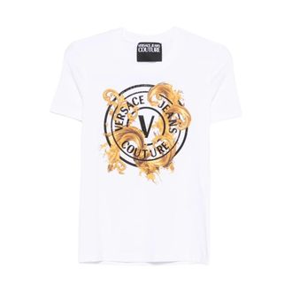 Versace Jeans Couture T-Shirts - - Tops - Damen - Wei&szlig; - M
