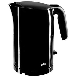 Braun WK 3110 BK Bouilloire | Capacit&eacute; 1,7 l | 3000 W | Syst&egrave;me de cuisson rapide | Filtre anti-calcaire amovible | Grand indicateur de niveau deau | Sans B