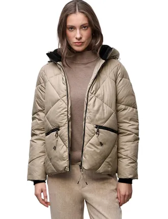 Street One Damen 2005469 Jacke mit geklebten Nähten, Smooth Champagne, 38