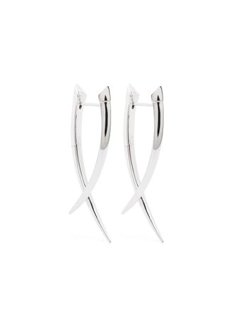 Shaun Leane Sabre Crossover earrings - Silber
