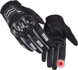 Generico Vollfinger-Sporthandschuhe f&uuml;r Herren, Fahrradhandschuhe, mit atmungsaktiven Touch-Pads f&uuml;r Fahren, Wandern, Klettern, Gartenarbeit
