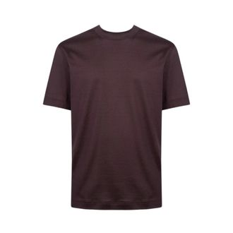 Eleventy Homme, Tops, Rouge, Taille: L T-shirt col rond