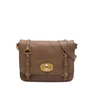 Miu Miu Sac bandouli&egrave;re Pre-owned - Femme - Pre-owned - Brun - Taille: ONE Size