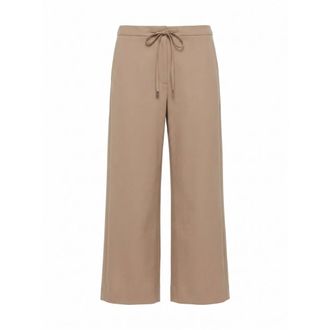 Max Mara Wide Pantalons - Femme - Pantalons - Brun - Taille: 36 FR