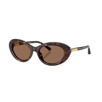 Dolce & Gabbana Ovale Sonnenbrille - - Accessories - Damen - Braun - 54 MM