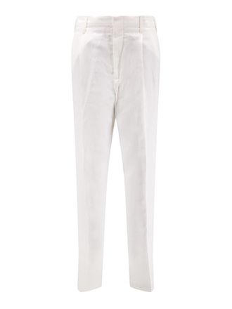 Brunello Cucinelli Pantalons D&eacute;contract&eacute;s - Cr&egrave;me