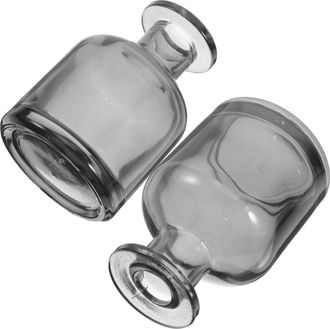 BESPORTBLE FUNOMOCYA 2 St&uuml;ck Glas Diffusorflaschen 150 ml Zylindrisch Leer Wiederbef&uuml;llbar Diffusorglas f&uuml;r &Auml;therische &Ouml;le Aromatherapie Duftst&auml;bchen Vielseitig 