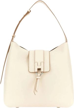 Hogan Femme, Sacs, Blanc, Taille: ONE Size H01X Hobo verticale