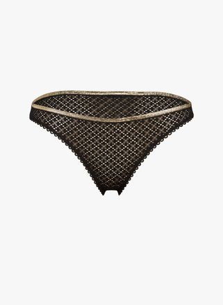 La Nouvelle Culotte Selma &agrave; taille &eacute;lastiqu&eacute;e dor&eacute;e