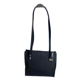 Loewe Sac &agrave; main en tissu Pre-owned - Femme - Pre-owned - Noir - Taille: ONE Size