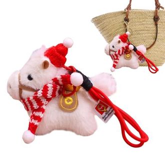 Generico Porte-cl&eacute;s pour femme - Pendentif pour sac &agrave; main Ann&eacute;e du cheval 2026 | Pendentif cheval pour voiture, mari, fils, fille, famille, amis, hommes, femm