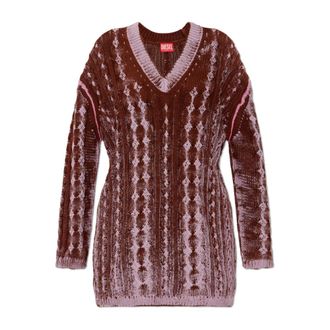 Diesel Damen, Strickwaren, Rot, SGr&ouml;&szlig;e