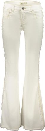 Desigual Femme, Jeans, Blanc, Taille: 40 FR Fairon Flared Jeans