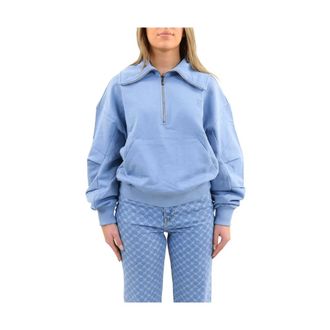 Daily Paper Clothing Pull Melza pour femmes - Femme - Sweatshirts et sweats &agrave; capuche - Bleu - Taille: 40 FR