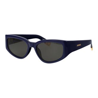 Jacquemus Gala Sonnenbrille - - Accessories - Damen - Blau - 55 MM