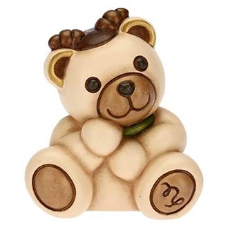 Thun Ikone Steinbock, Tierkreis - Teddy Stars - Symbole - Handbemalte Keramik - 6,5 x 5,5 x 7,3 cm h