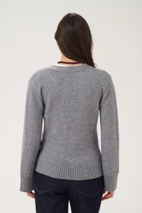 Saint Tropez Strickjacke TheresaSZ Cardigan Materialmix, Fitted