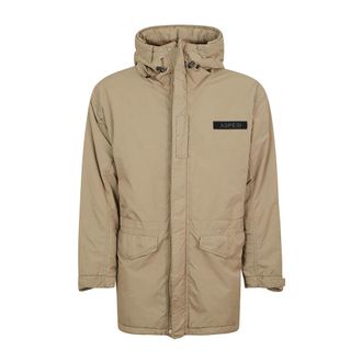 Aspesi Leicht gesteppte Nylonjacke - - Coats - Herren - Braun - XL