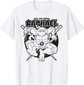 Teenage Mutant Ninja Turtles TMNT Raphael Cool Crude Ninja Schablone Graffiti Pose Classic T-Shirt