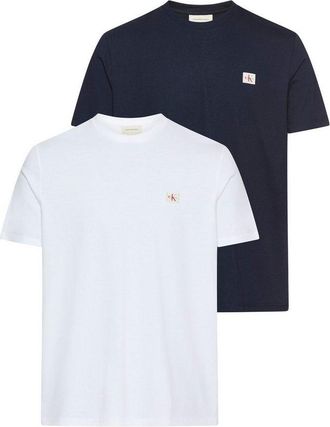 Calvin Klein Jeans T-Shirt (Packung, 2-tlg., 2er-Pack) Mit Rundhalsausschnitt