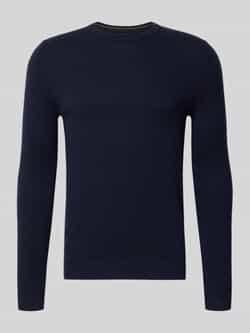 Christian Berg Kaschmirpullover mit gerippten Abschl&uuml;ssen
