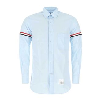 Thom Browne Hellblaues Baumwollhemd - - Shirts - Herren - Blau - M