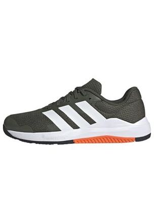 adidas Adidas Homme Dropset Base Training Shoes, Night Cargo/Cloud White/Impact Orange, 44 2/3 EU