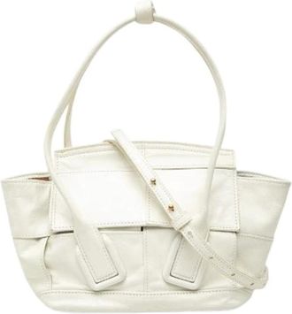 Bottega Veneta Sac bandouli&egrave;re vintage Pre-owned - Femme - Pre-owned - Blanc - Taille: ONE Size