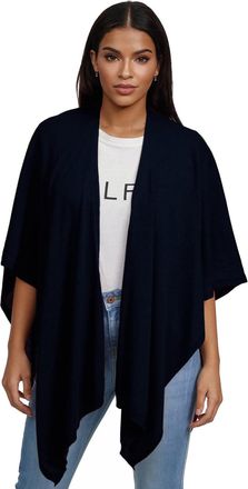Glamexx24 Damen Poncho Schal Cashmere Feeling Strick Cape Frauen Poncho Cardigan Umh&auml;ngetuch f&uuml;r Fr&uuml;hling und Herbst