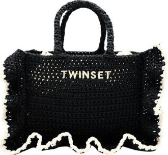 Twinset Femme, Sacs, Noir, Taille: ONE Size Sac fourre-tout moyen