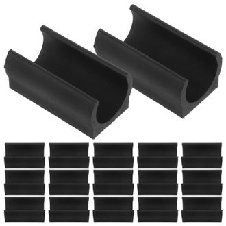 Cabilock 20 St&uuml;ck Teiliges Stuhlbein schoner aus Robustem Eisenrohr rutschfeste M&ouml;belpolster f&uuml;r Stuhlbeine und Trampoline Weiche Bodenschutzkappen f&uuml;r Zuhause