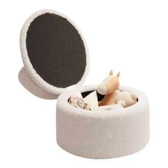 Generic Fu&szlig;hocker Ottoman - Gepolsterte Beinst&uuml;tze, dekoratives Innenm&ouml;bel, vielseitige Einheit zur Komfortverbesserung | Haushalts-Couch-Liegest&uuml;tzen-Zubeh&ouml;r