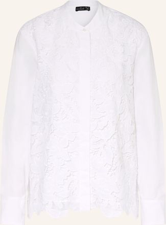 van Laack Van Laack Bluse Vl-Telja-F Mit Spitze weiss