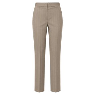 Marella Emmcomodo Straight Leg Hose - - Trousers - Damen - Beige - M