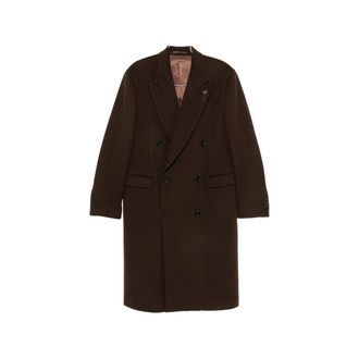 Lardini Pin-lapel Double-breasted Coat