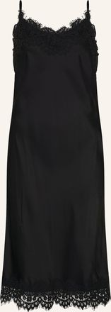 Inwear Inwear Satinkleid Orahiw Mit Spitze schwarz