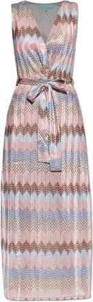 Melissa Odabash Femme, Robes, Multicolore, Taille: 38 FR Bria Zigzag Stripe Dress