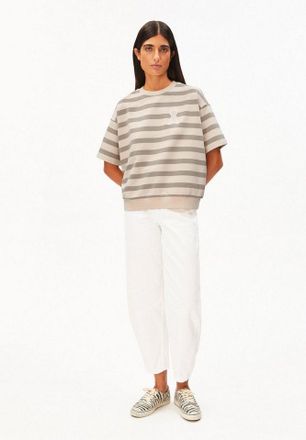 Armedangels Sweatshirt BAMIKAA STRIPE Sweatshirt aus 100% Bio-Baumwolle Oversized Fit