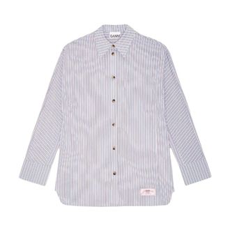 Ganni Damen, Blusen & Hemden, Blau, MGröße