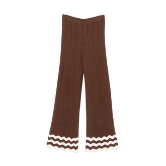 Twinset Damen, Hosen, Braun, MGr&ouml;&szlig;e