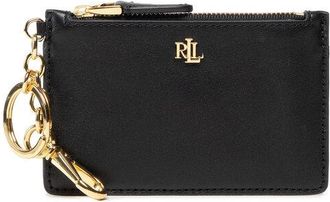 Lauren Ralph Lauren Kreditkartenetui Zip Card Cas 432876731002 Schwarz
