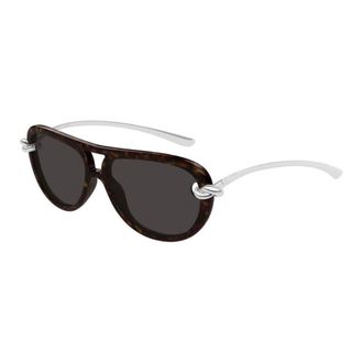 Bottega Veneta Aviator Sonnenbrille - - Accessories - Damen - Braun - 58 MM