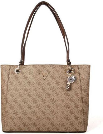 Guess Tragetasche Latte Logo/Braun