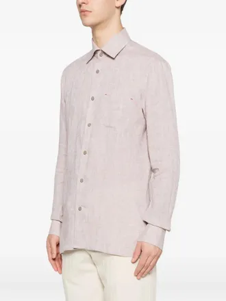 Kiton Mens Beige Shirt Ss26 M
