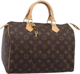 Louis Vuitton Sac &agrave; main Speedy 30 Pre-owned - Femme - Pre-owned - Brun - Taille: ONE Size