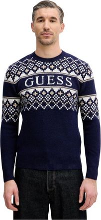 Guess Herren, Strickwaren, Blau, SGr&ouml;&szlig;e