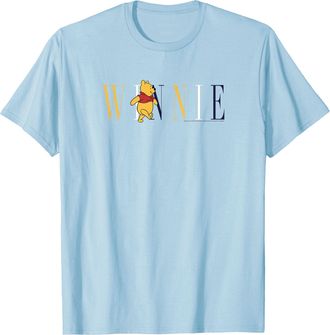 Disney Winnie The Pooh Walking Along The Letters T-Shirt